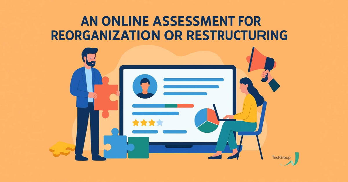 Online assessment | Reorganization or Restructuring | TestGroup